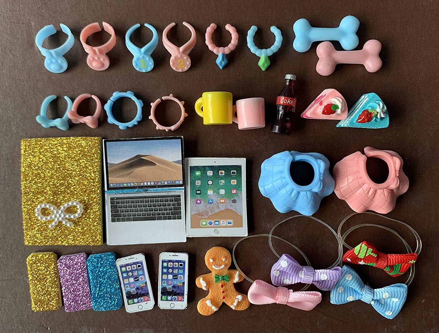 Random 25 Lot Accessories For LPS Computer Skirt Bowknot Necklet Who ...