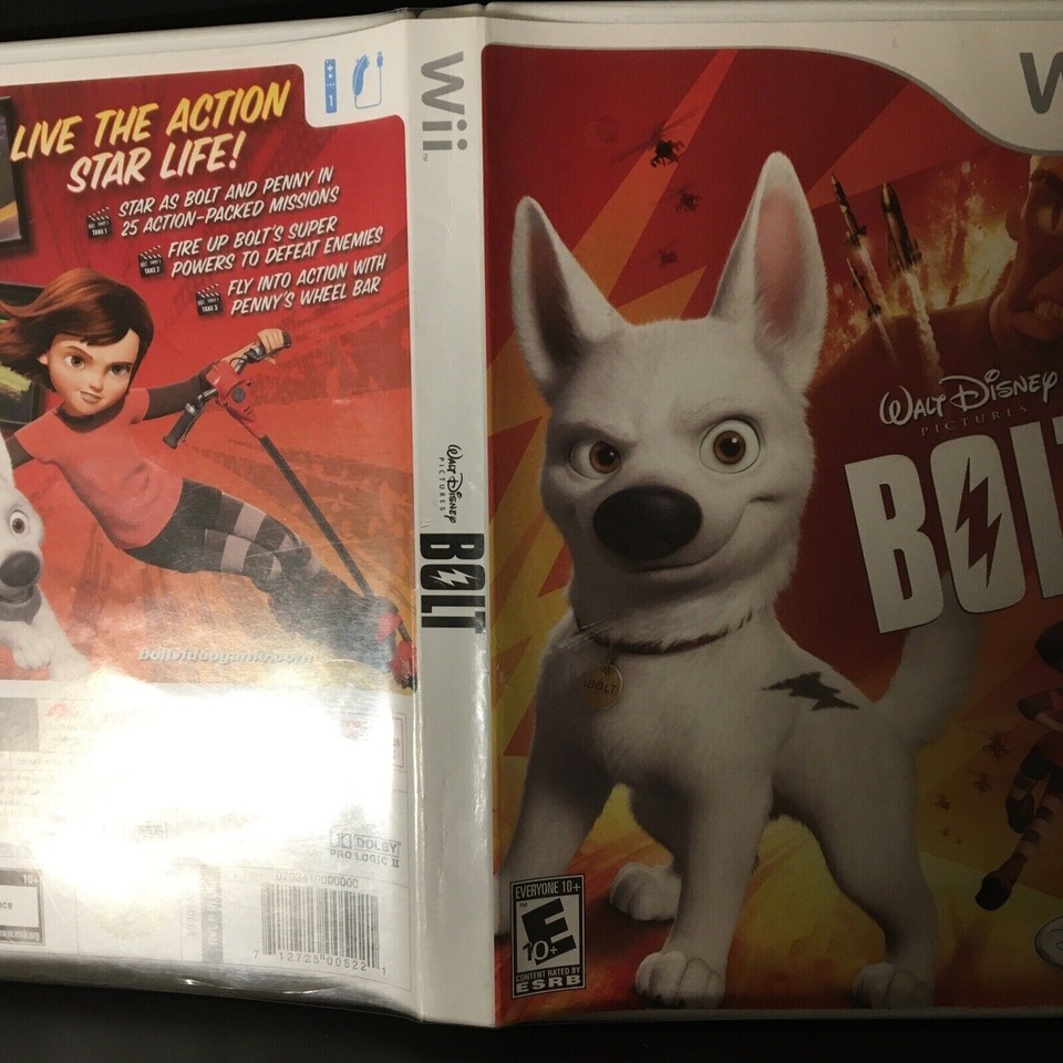 Bolt (Nintendo Wii, 2008) complete in box Disney 712725005221| eBay