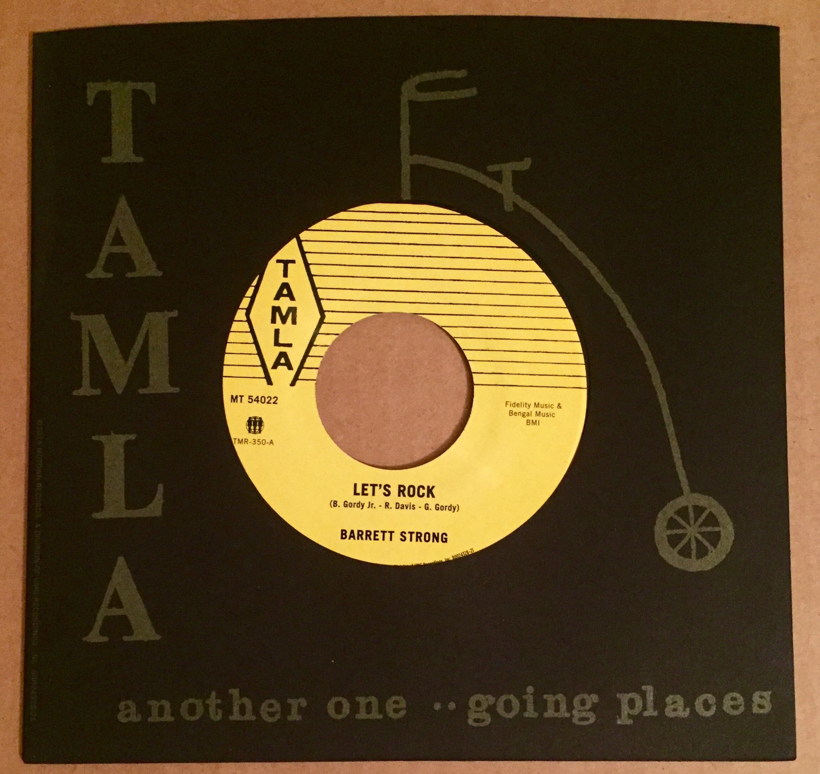 BARRETT STRONG Let's Rock 7" TAMLA Third Man Motown Smokey Robinson ...