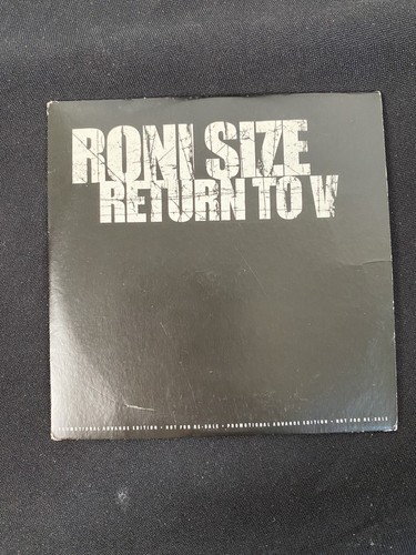 Roni Size Return To V CD Full Cycle Record VCYCDLP01 2004 Promo Drum ...