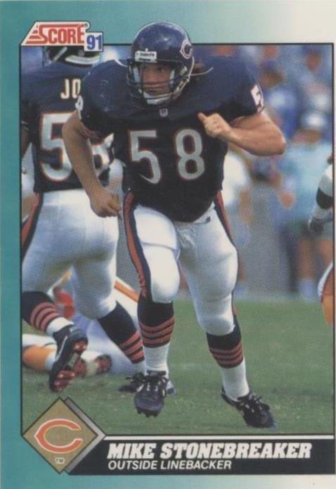 1991 Score Rookie & Traded - Mike Stonebreaker #11T (RC) for sale ...