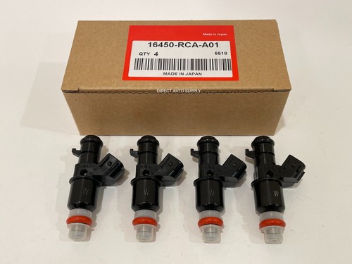 4 NEW OEM FUEL INJECTORS 16450-RCA-A01 FOR CR-Z 1.5L ILX 2.0L | eBay