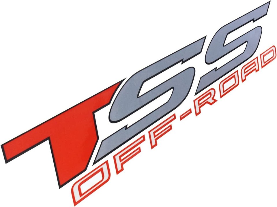 2Pcs TSS Off Road 4x4 Decal Sticker Vinyl Suitable for TSS (Red Gray ...
