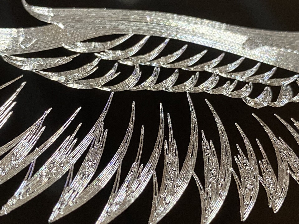 Engraved US American 3D Fierce Eagle Diamond Etched Car Tag Metal ...