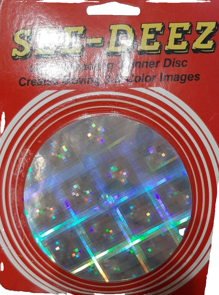 See-Deez Light Diffracting Spinner Disc (Vintage )RARE #4-Brand New ...