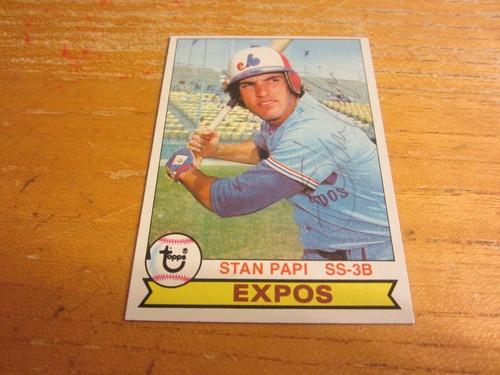 Stan Papi Autographed Signed 1979 Topps #652 ROOKIE Card MLB Montreal ...