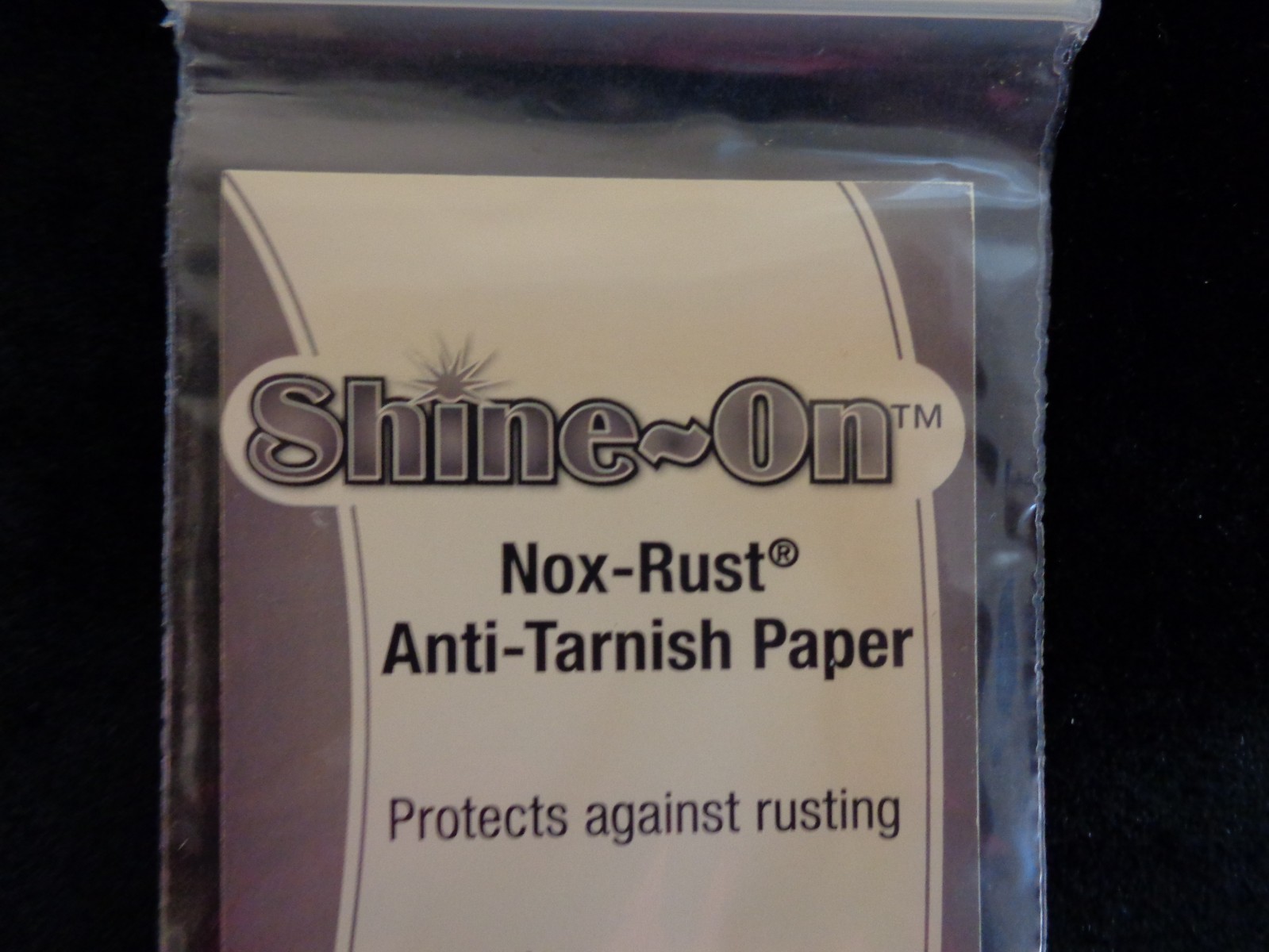 SHINE ON ANTI-TARNISH PAPER SHINE ON 7X2 INCHES 10 PER PACK "NOX-RUST ...
