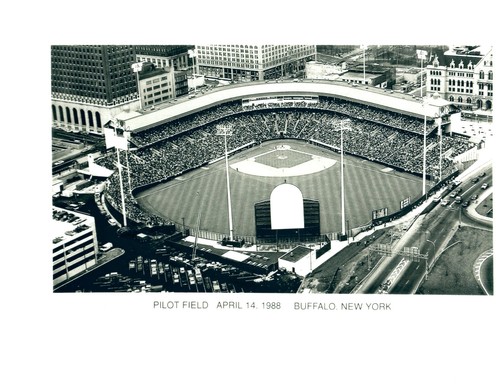 PILOT FIELD BUFFALO BISONS BASEBALL 8X10 PHOTO OPENING DAY 1988 ...