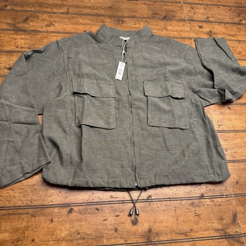 Max Studio Linen-Blend Jacket Women's Large New With Tags ($148 Retail ...