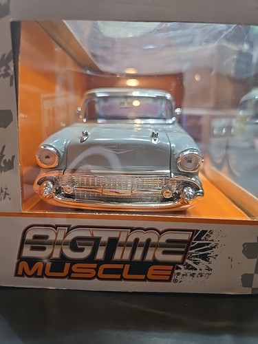 Lot Of 2 1957 Chevy Bel Air Jada Bigtime Big Time Muscle Die Cast 1:24 ...