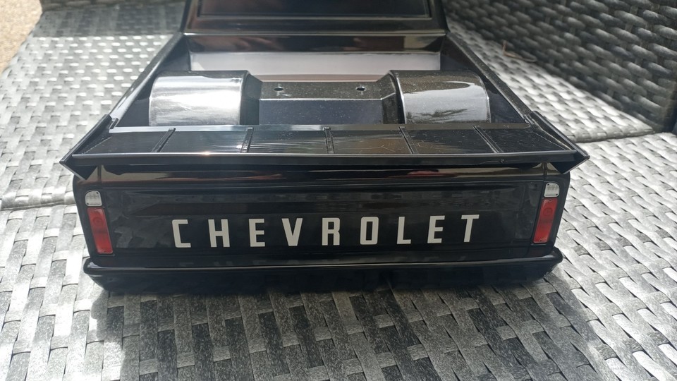 For Traxxas Drag Slash Black C10 Chevrolet Painted Body Wing Grill ...