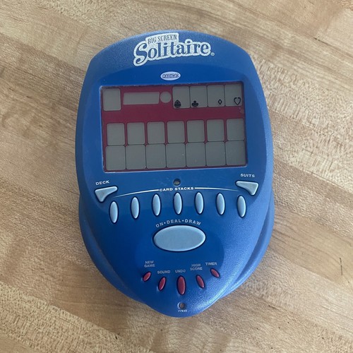 Radica Big Screen Solitaire 2004 Electronic Handheld Game Tested ...