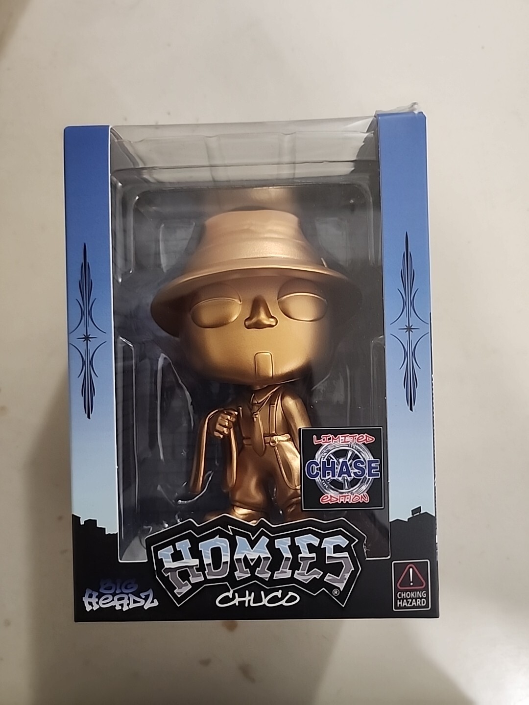 HOMIES BIG HEADZ CHUCO GOLD CHASE VINYL FIGURE 1 OF 300 MADE DGA FUNKO ...