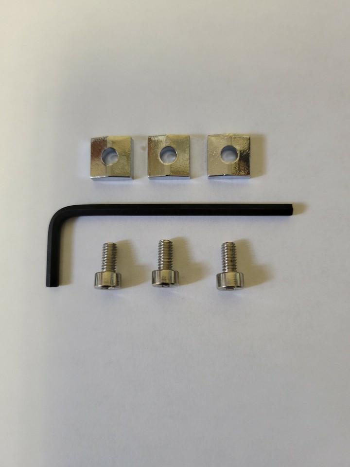 Floyd Rose 3 Lock Nut Pad Set , 3 screws, 3 pads, and Allen wrench ...