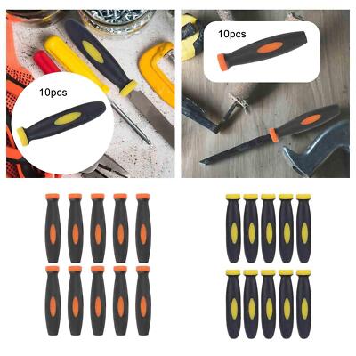 10 Pieces Rubber File Handles Ergonomic Handles for Metal Working Metal ...
