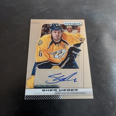 2013-14 Panini Prizm Shea Weber Autograph SP | eBay