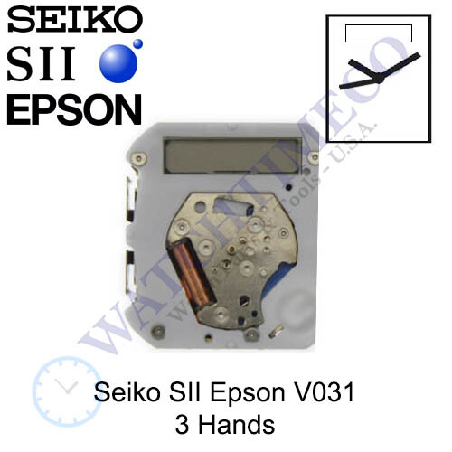 Genuine Seiko SII Epson V031 Watch Movement Japan 3 Hands | eBay