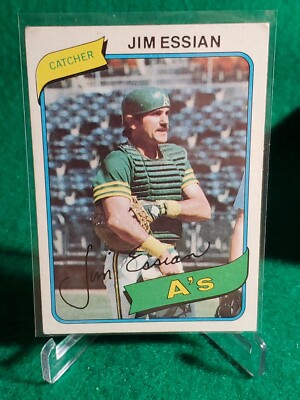 1980 Topps Jim Essian Oakland Athletics #341 | eBay