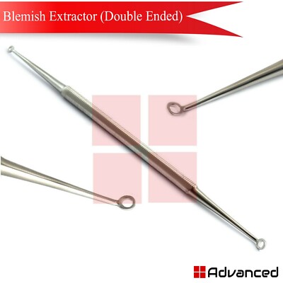 Blackhead Popper Acne Remover Double End Loops Pimple Blemish Comedone ...