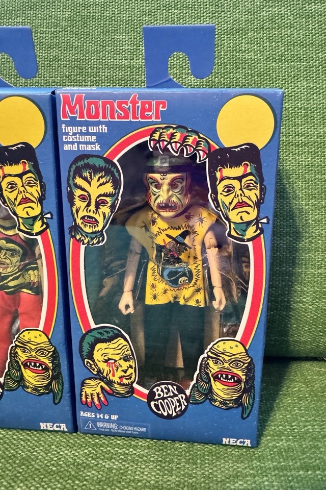 NECA Ben Cooper Witch & Dracula Halloween Monster Figure w/ Mask New In ...