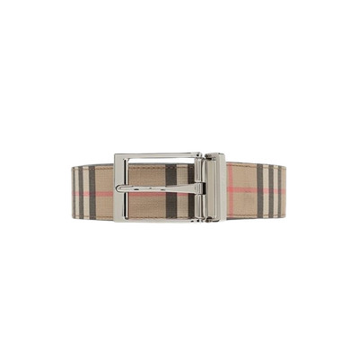 Burberry Print Vintage Check Belt Beige | eBay