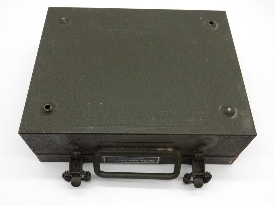 Vintage Army Signal Corps MX-949A/U Tube Socket Adapter Kit for I-177-B ...