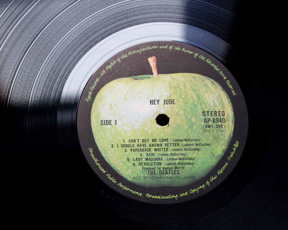 ORIGINAL 1970 APPLE THE BEATLES HEY JUDE VINYL LP EX RARE | eBay