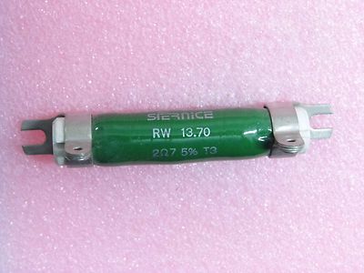 resistor résistance bobinée fixe RW 13x70 2R7 2.7 ohms 5% 28W sfernice ...