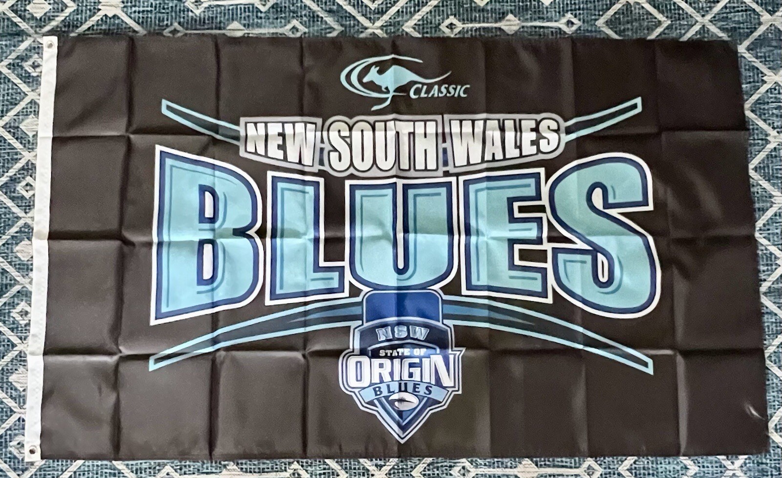 Large NRL Flag - New South Wales- State Of Origin - Blues | eBay