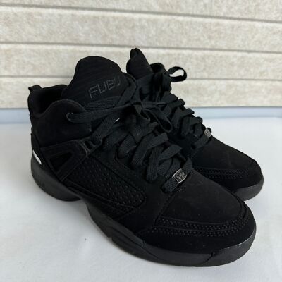 Fubu Men's Triple Black Knight Athletic Sneakers Mid High Basketball ...