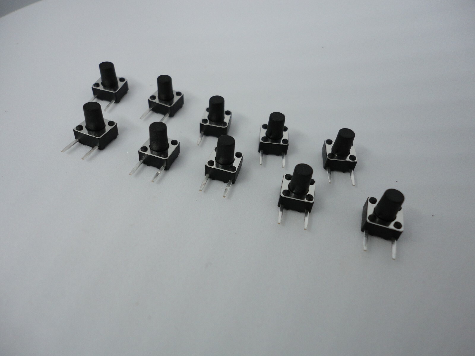 10 Pcs Pack Lot 6x6x8mm Momentary Push Micro Button Tactile Switch Side ...