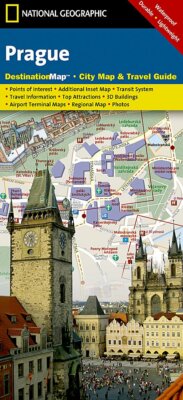 Street Map of Prague, Czech Republic, by National Geographic ...