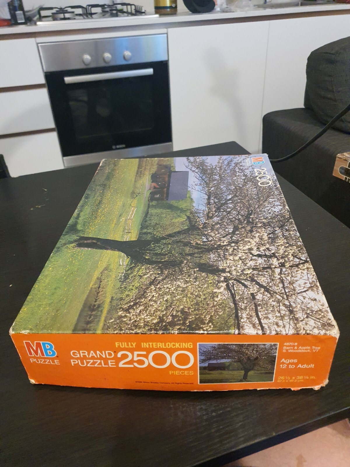 MB Puzzle Grand Puzzle 2500 Barn and Apple Tree S. Woodstock | eBay ...