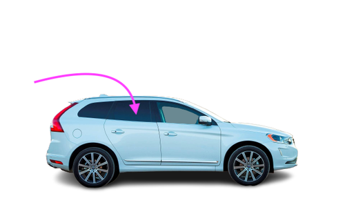 Fits 2010-17 Volvo XC60 4D Passenger Rear Right Door Window Glass ...