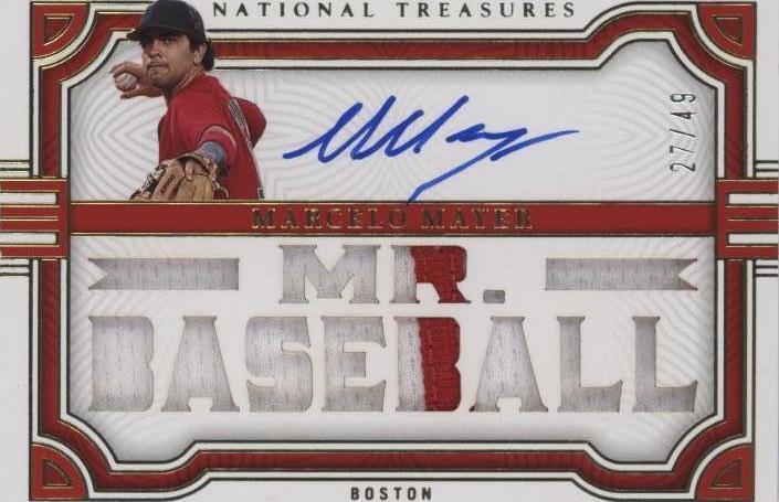2023 Panini National Treasures - Signature Names Marcelo Mayer #SN-MM ...
