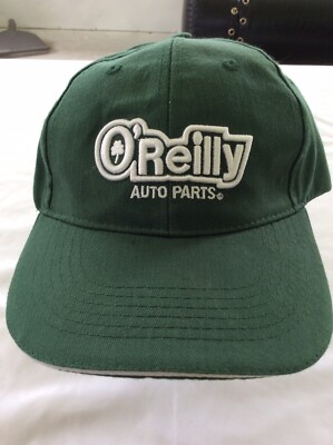 O'Reilly Auto Parts Baseball Hat Green Embroidered Cap Work Uniform Hat ...
