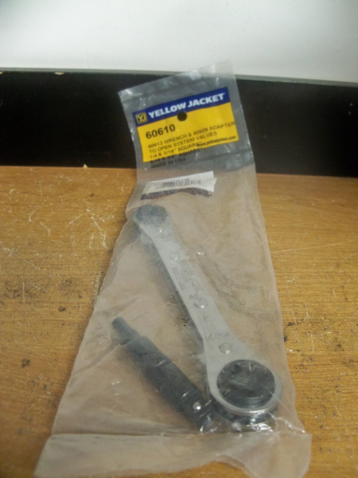 Yellow Jacket Service Wrench With Hex Key Adapter 60610 for sale online ...