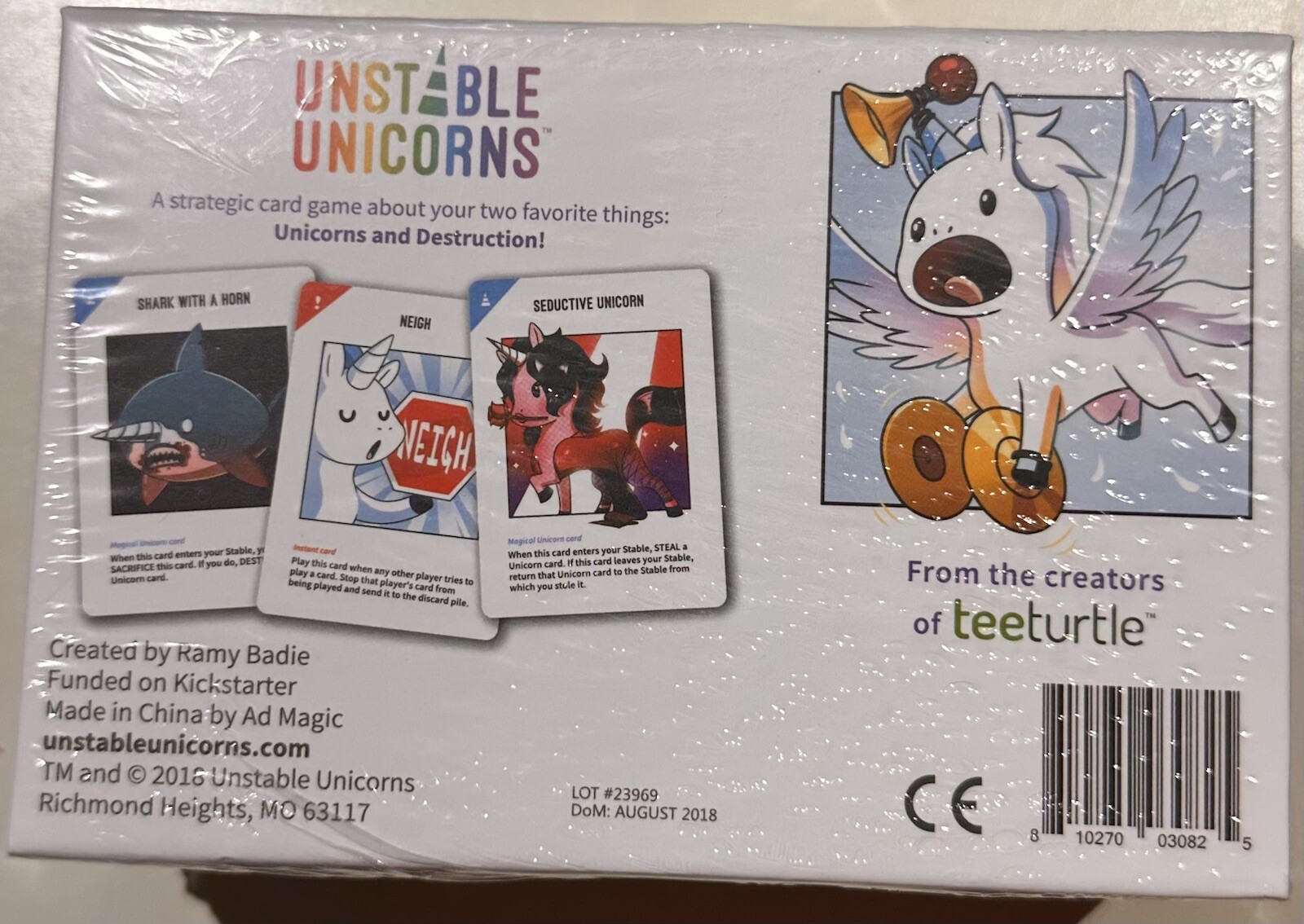 Unstable Unicorns Strategic Card Game About Unicorns And Destruction ...