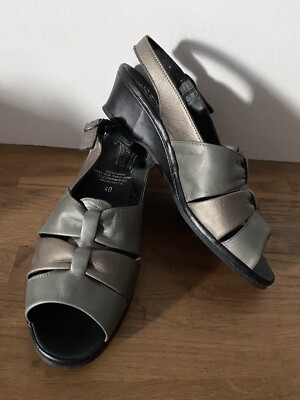 Worishofen Softouch LEATHER low heel Shoes Size 40 as NEW Made in ...