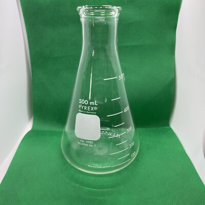 Vintage 500 ml Pyrex Germary No 4980 Glass Beaker Lab Distillery ...