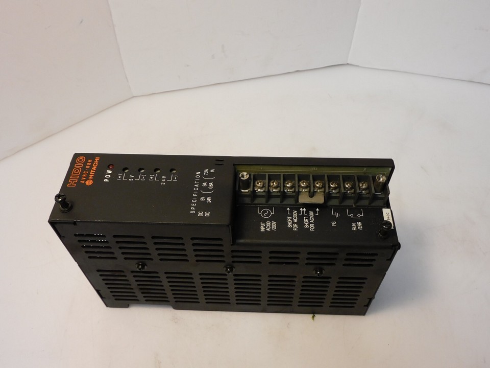 HITACHI AVRC08H HIDIC H-SERIES POWER SUPPLY 5V9A, 24V1A, MAX60W MISSING ...