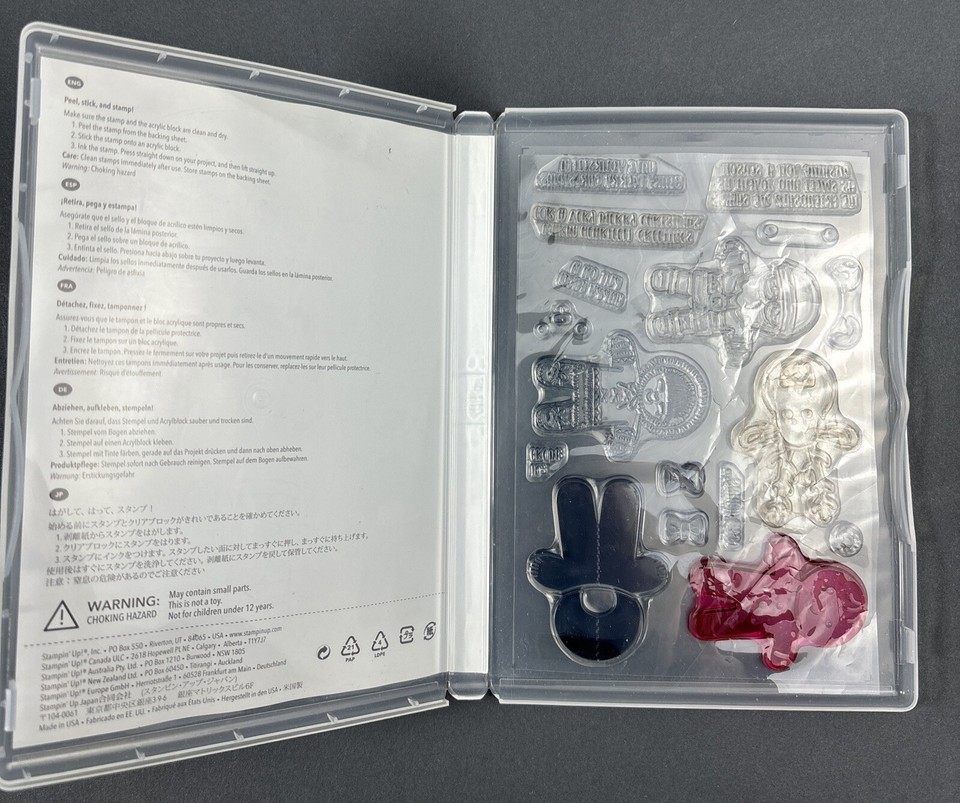 Stampin Up COOKIE CUTTER CHRISTMAS Stamp Set -Gingerbread Man Reindeer ...