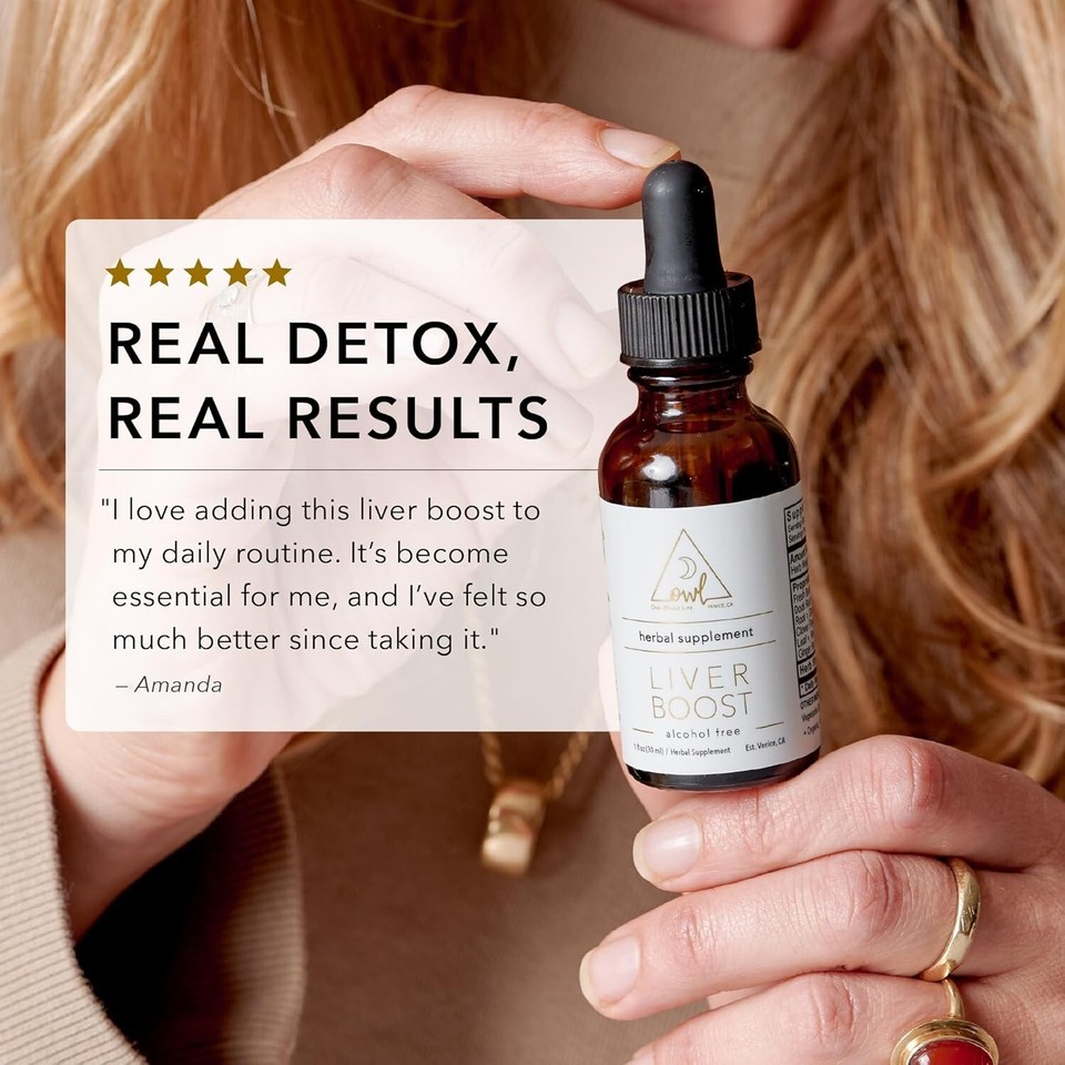 Liver Boost Herbal Supplement Natural Liver Tincture for Detoxification ...