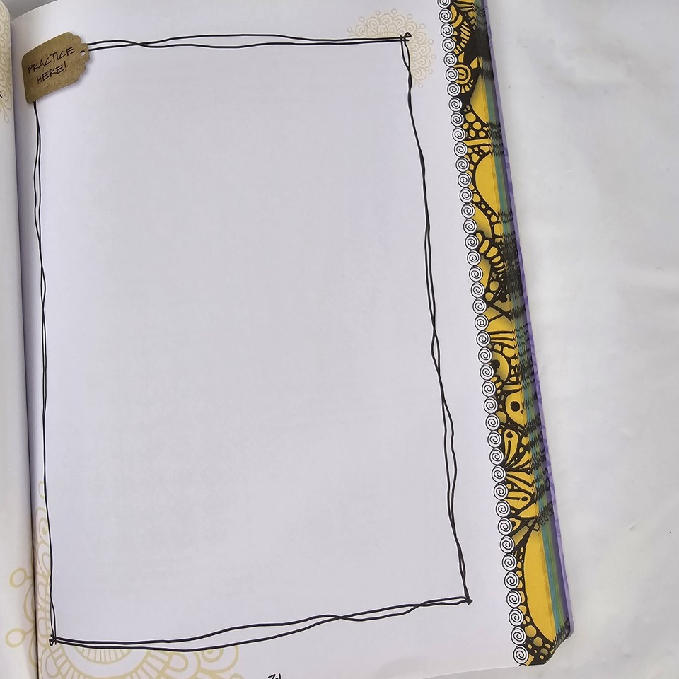 NWOT The Art of Zentangle 50 Inspiring Drawings Designs For Meditative ...