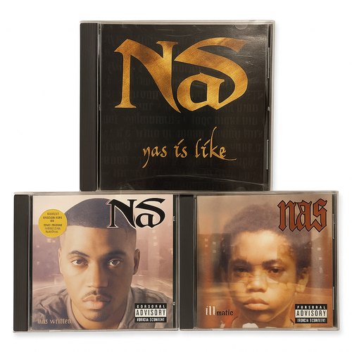 Nas – 3 CD Lot: Illmatic / It Was Written / Nas Is Like Single ...