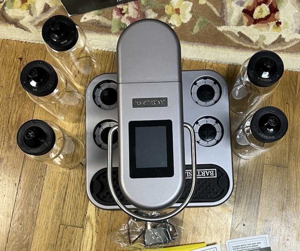 Bartesian Cocktail Making Machine Complete System Home Bar - Gray ...