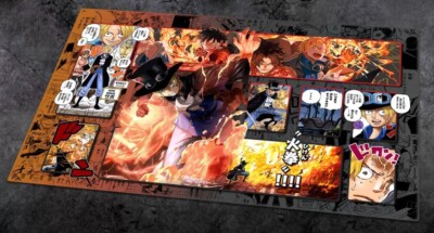NEW Sabo Ace Luffy One Piece Playmat With Zones OPCG TCG Card Game Play ...