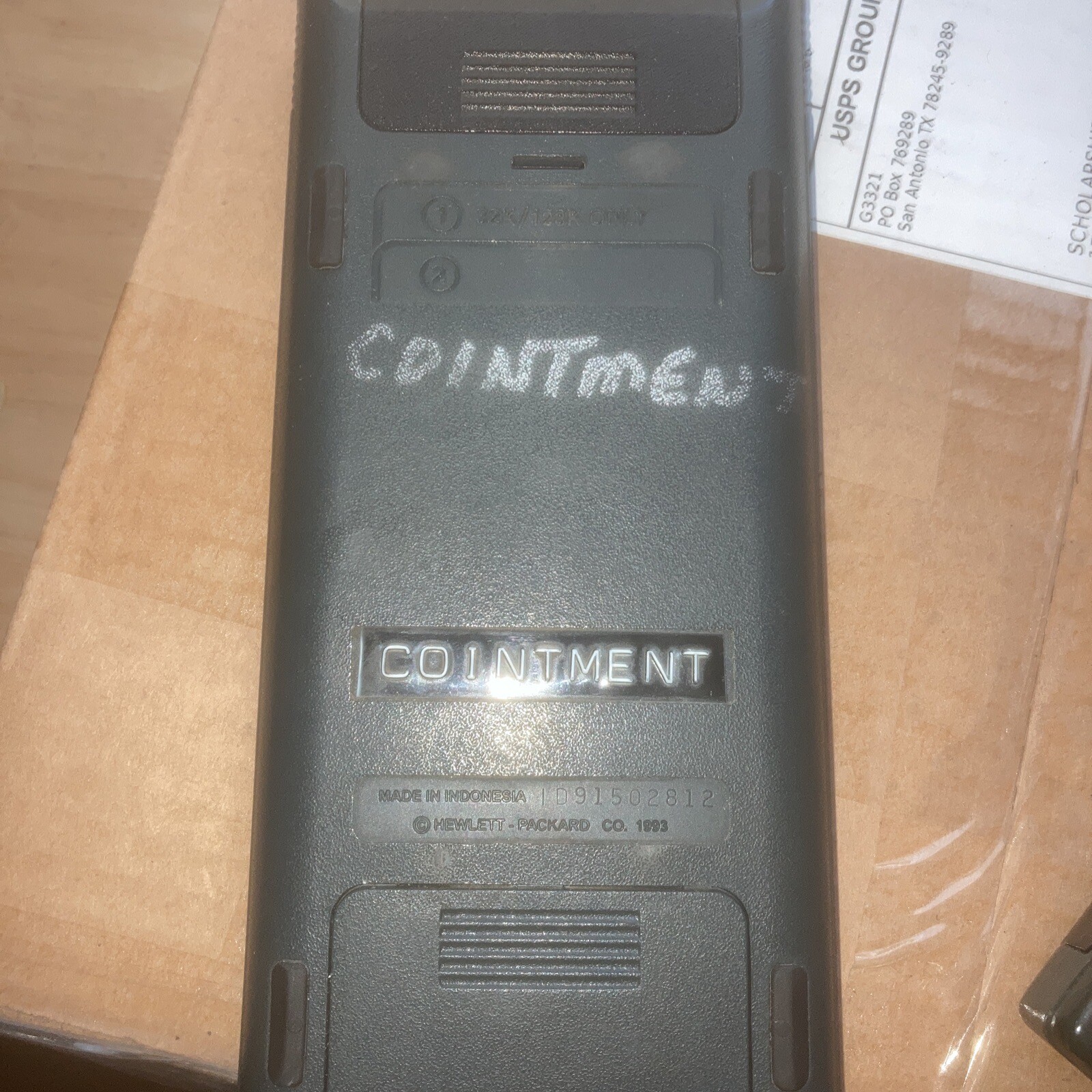 Hewlett Packard HP 48GX Graphing Calculator With Case Tested No Manual ...