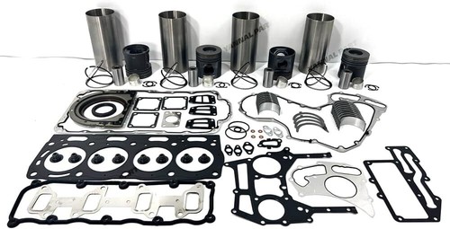 1104C-44T Overhaul Rebuild Kit With Full Gasket Bearing Set For Perkins ...