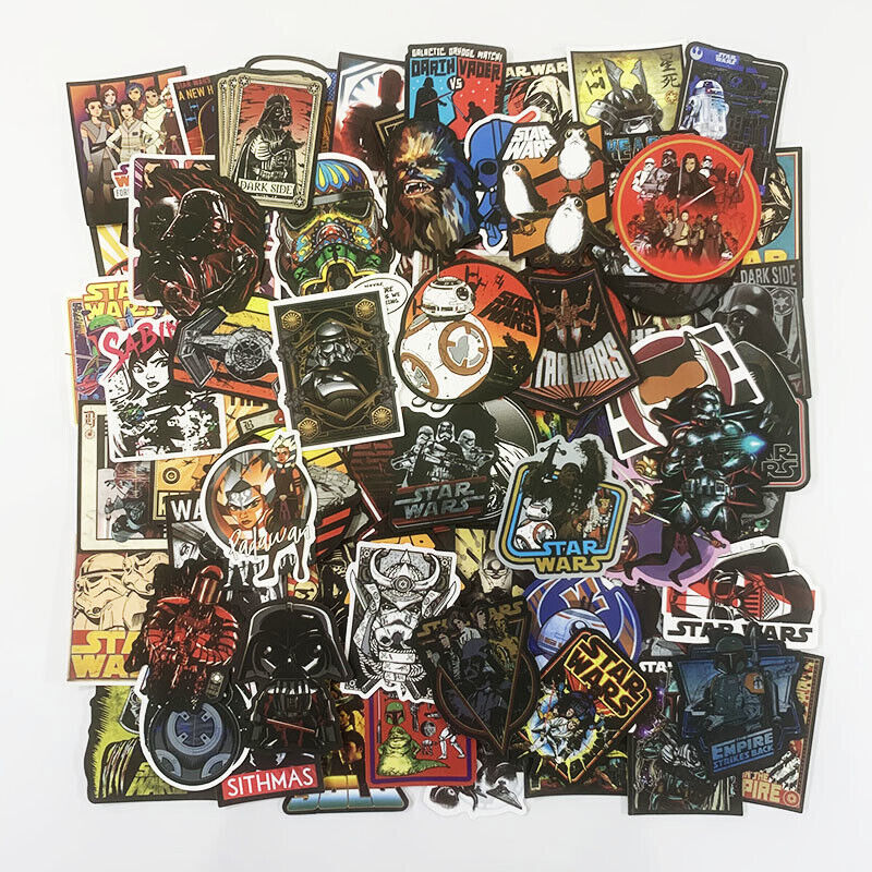 200Pcs Star Wars Vinyl Stickers Pack Bomb Laptop Skateboard Luggage ...